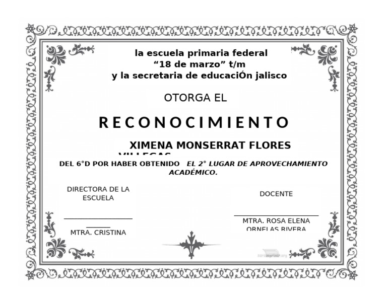 2° Lugar Ximena | PDF