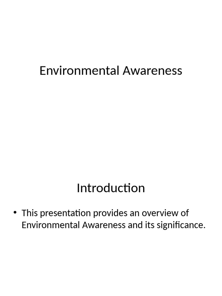 Environmental_Awareness | PDF