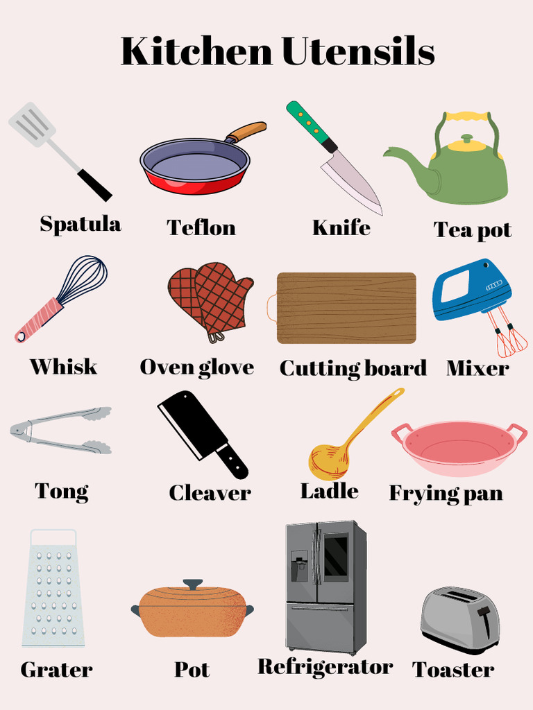 Essential Kitchen Utensils List | PDF