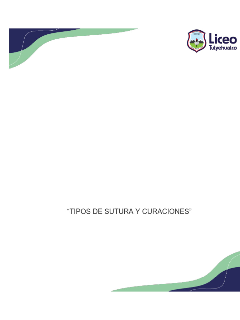 Practica 4 Suturas y Heridas | PDF | Herida | Sutura Quirúrgica