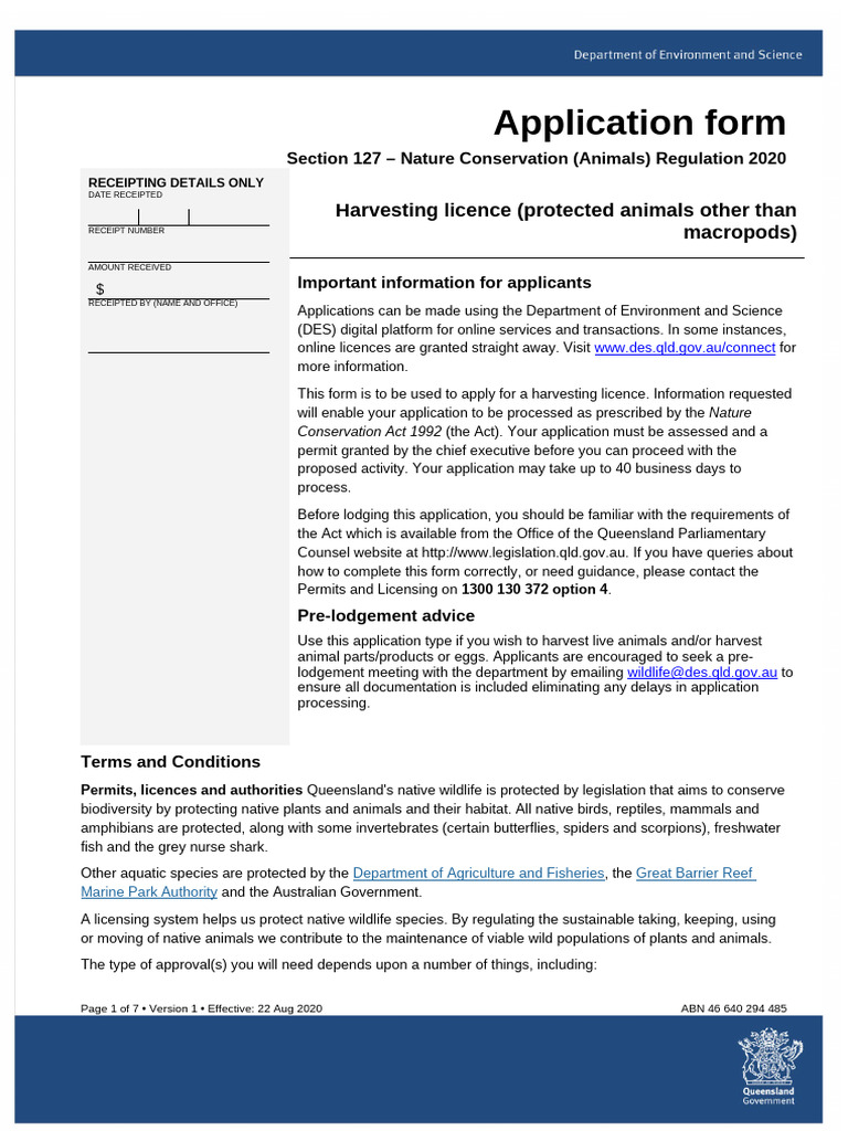 AP Wl Harvesting | PDF | License | Queensland