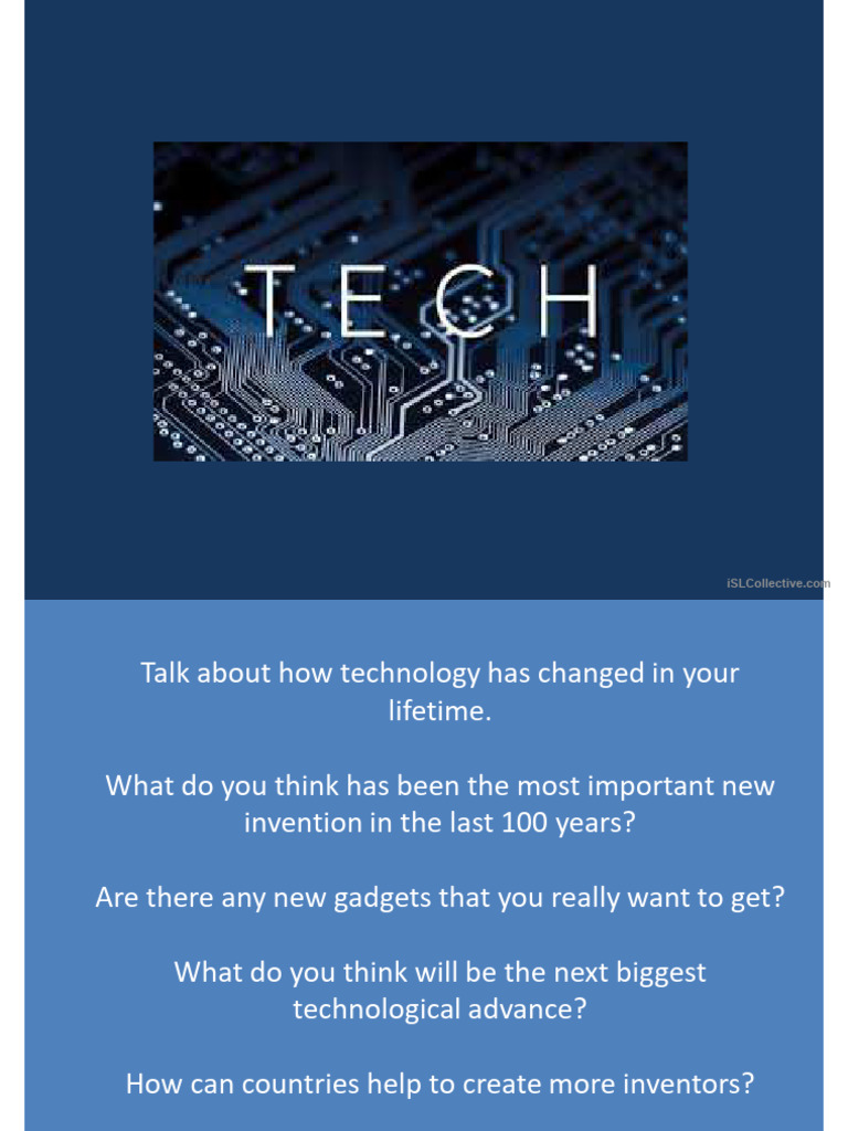 Technology and Global Issues Discussion | PDF | Invention