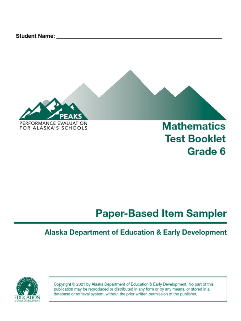 Grade 06 Math Booklet | PDF | Mathematics