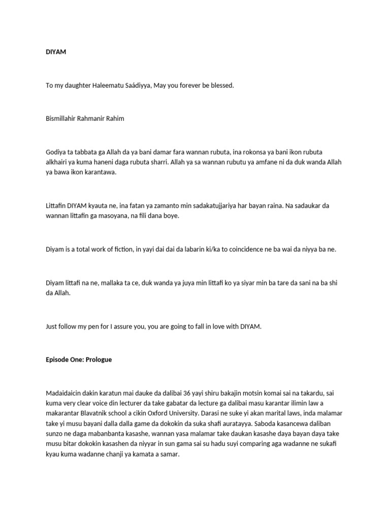 Diyam 2nd Edition - 101304 | PDF