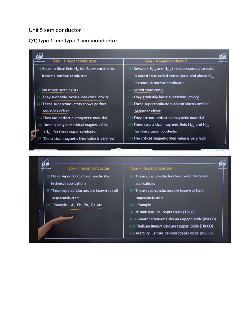 Unit 5 semiconductor | PDF