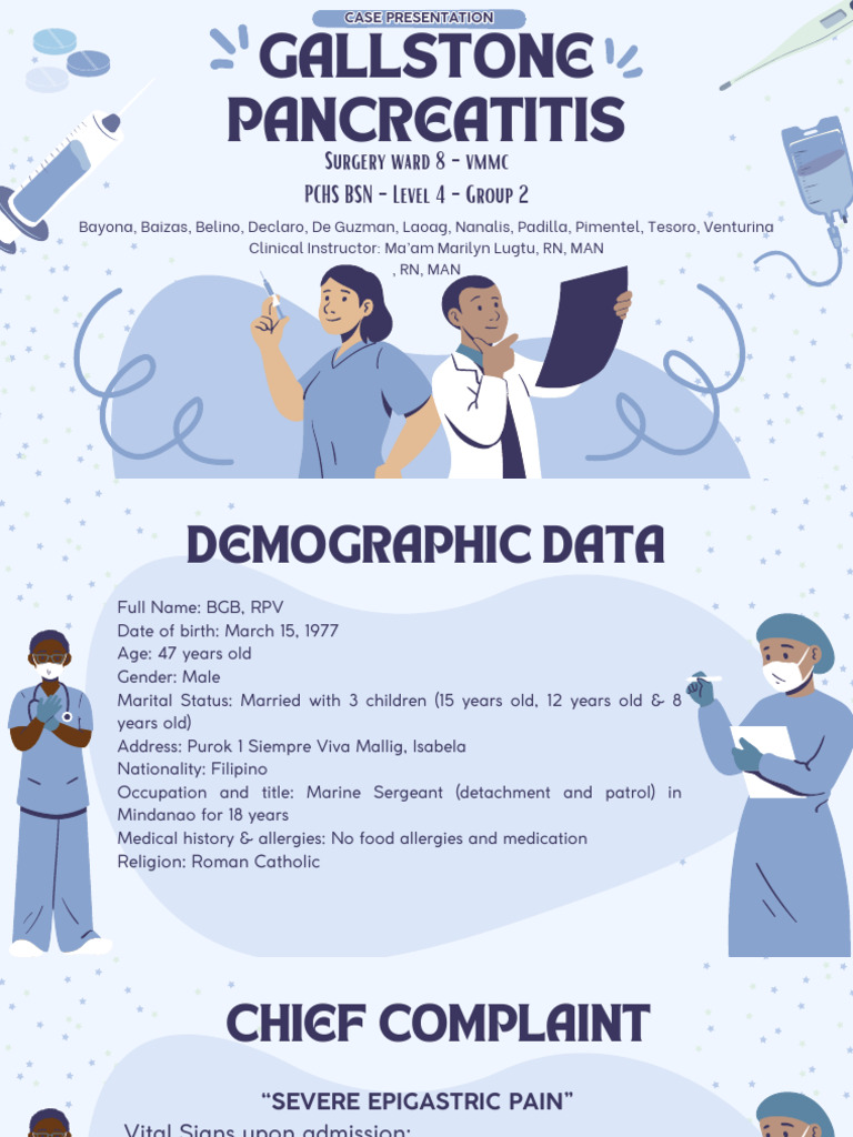 Gallstone Pancreatitis Case Study | PDF | Liver | Gallbladder