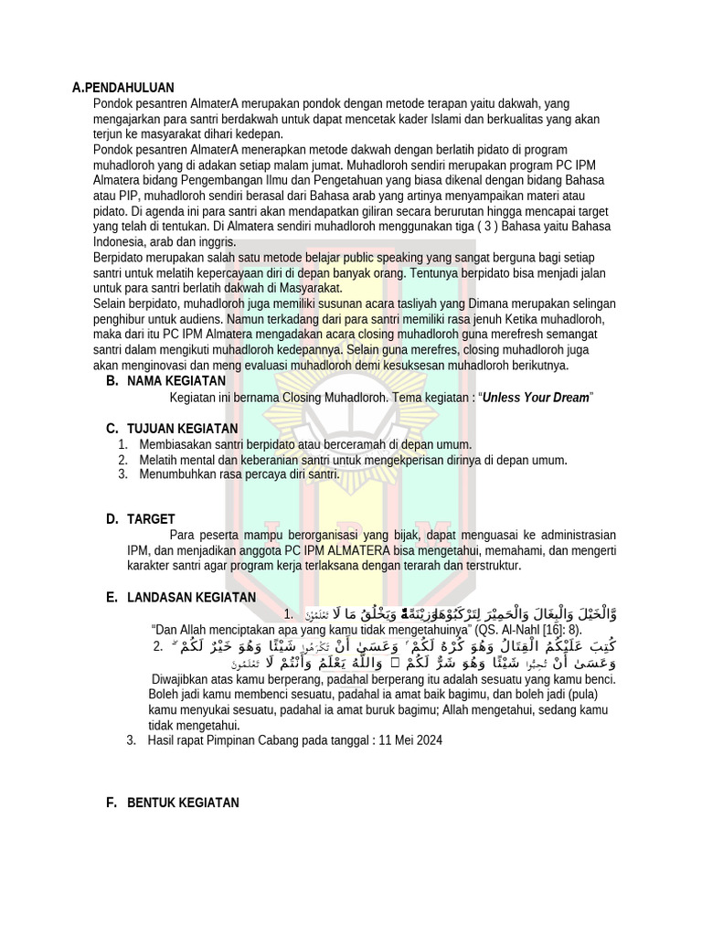 Contoh Proposal | PDF
