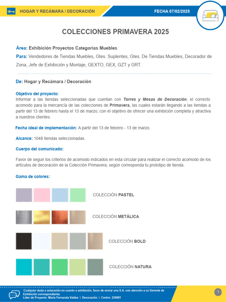 Circular - Colecciones Primavera 2025. | PDF