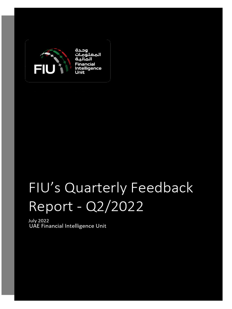 Feedback To Reporting Entities-Q2 2022 | PDF