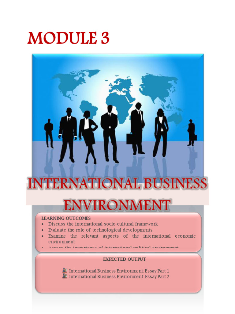 BA316 International Business Trade Module 3 | PDF | Cost Of Living | Inflation