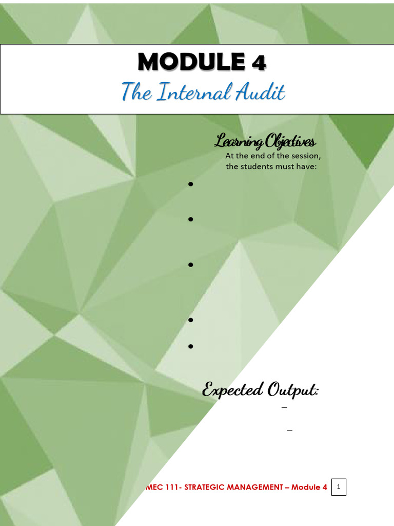 Module-4-Strategic Management | PDF | Net Income | Marketing