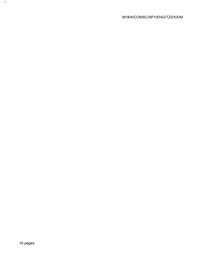 Computer Science Paper 1 SL Markscheme | PDF | Computer Network | Virtual Private Network