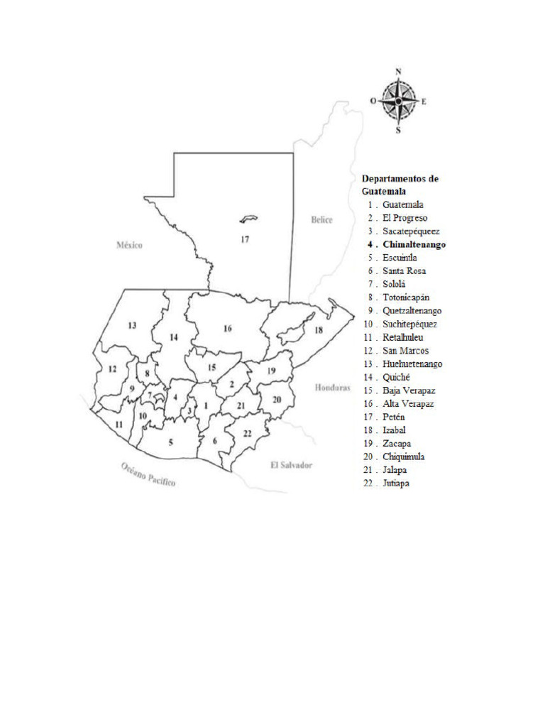 Mapa de Guatemala - Chimaltenango | PDF