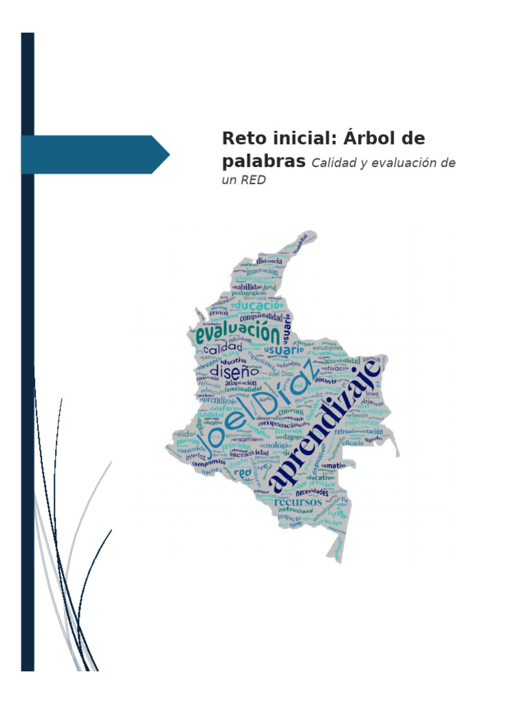 Reto Inicial - Arbol de Palabra RED | PDF | Evaluación | Enseñando