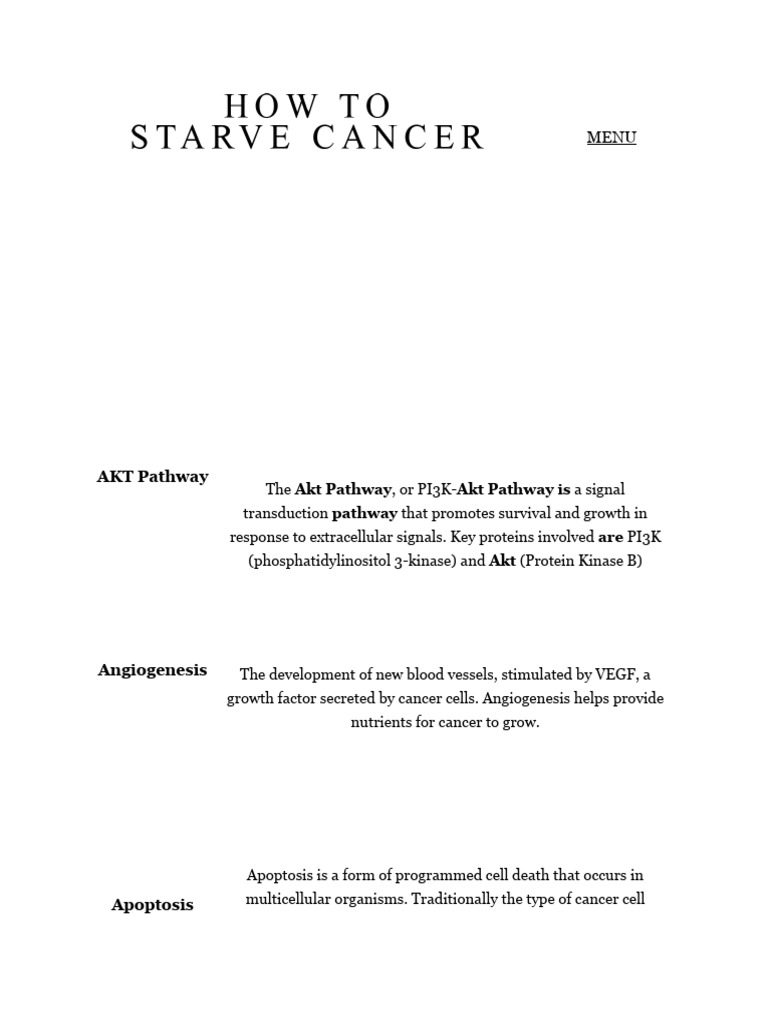 Glossary - How To Starve Cancer | PDF | Nucleotides | Cell (Biology)