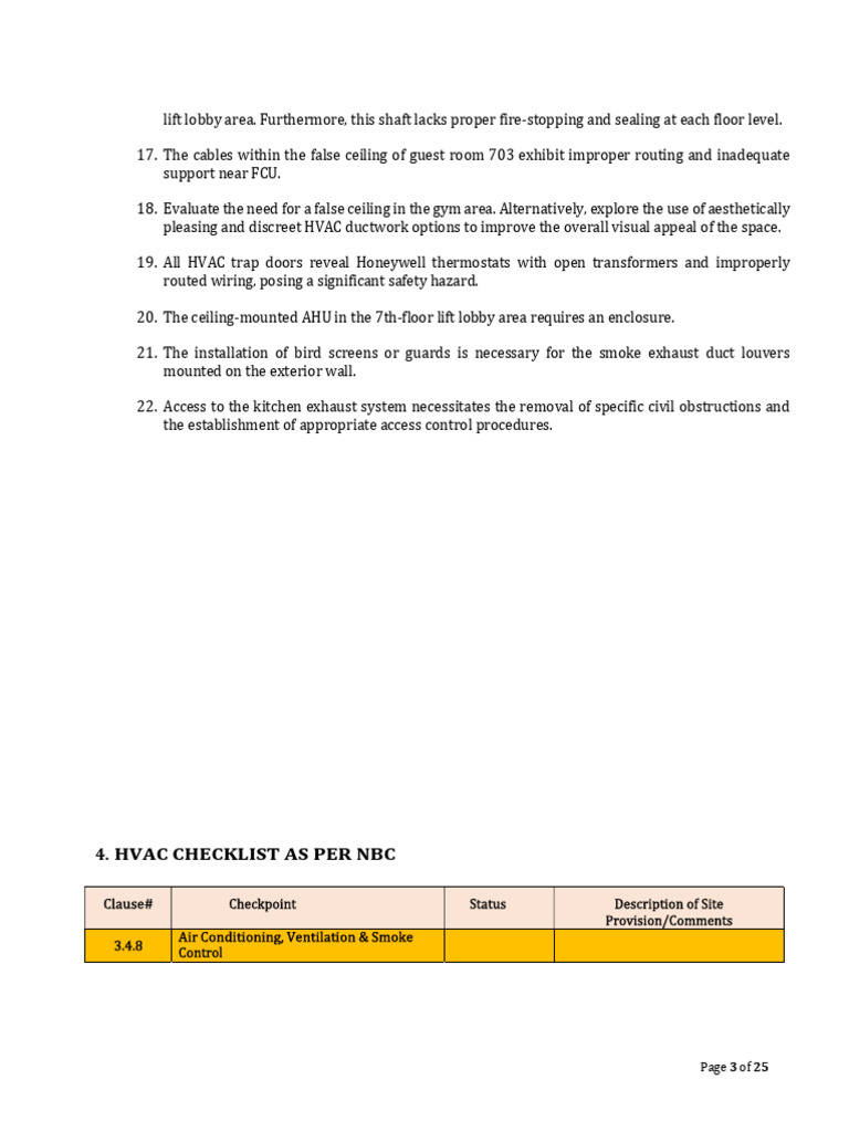 Hotel Hvac Audit Report 3 | PDF