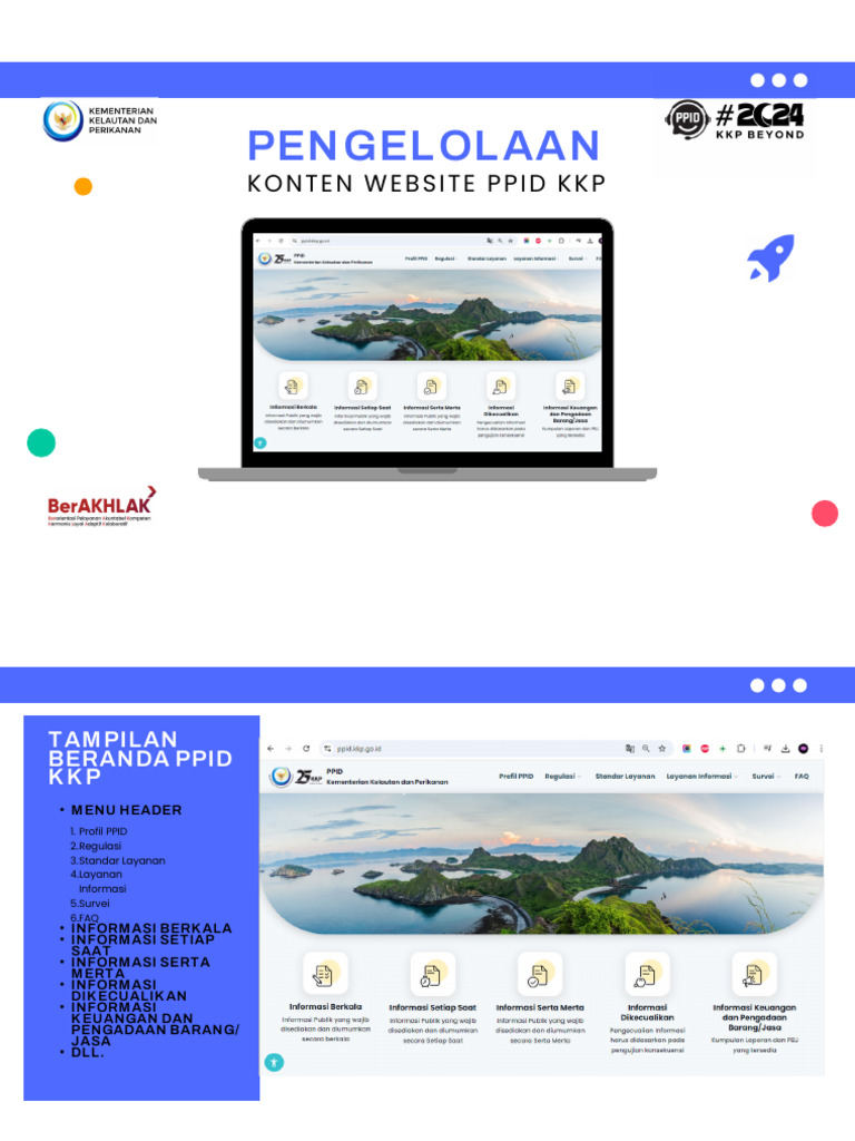 Pengelolaan Konten Website PPID | PDF