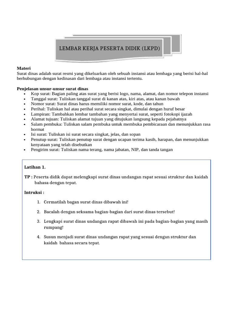 LKPD Bhs Indonesia Kls 7 | PDF