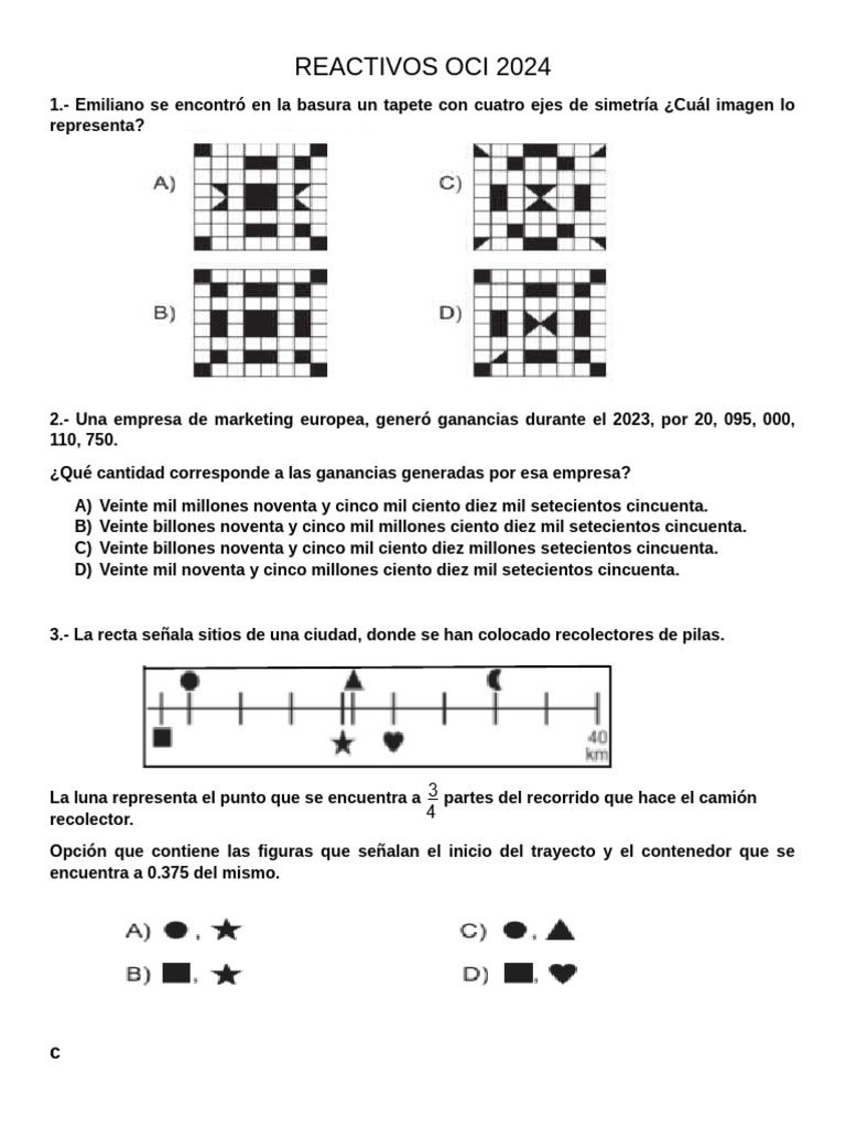 Examen Oci 2024 | PDF