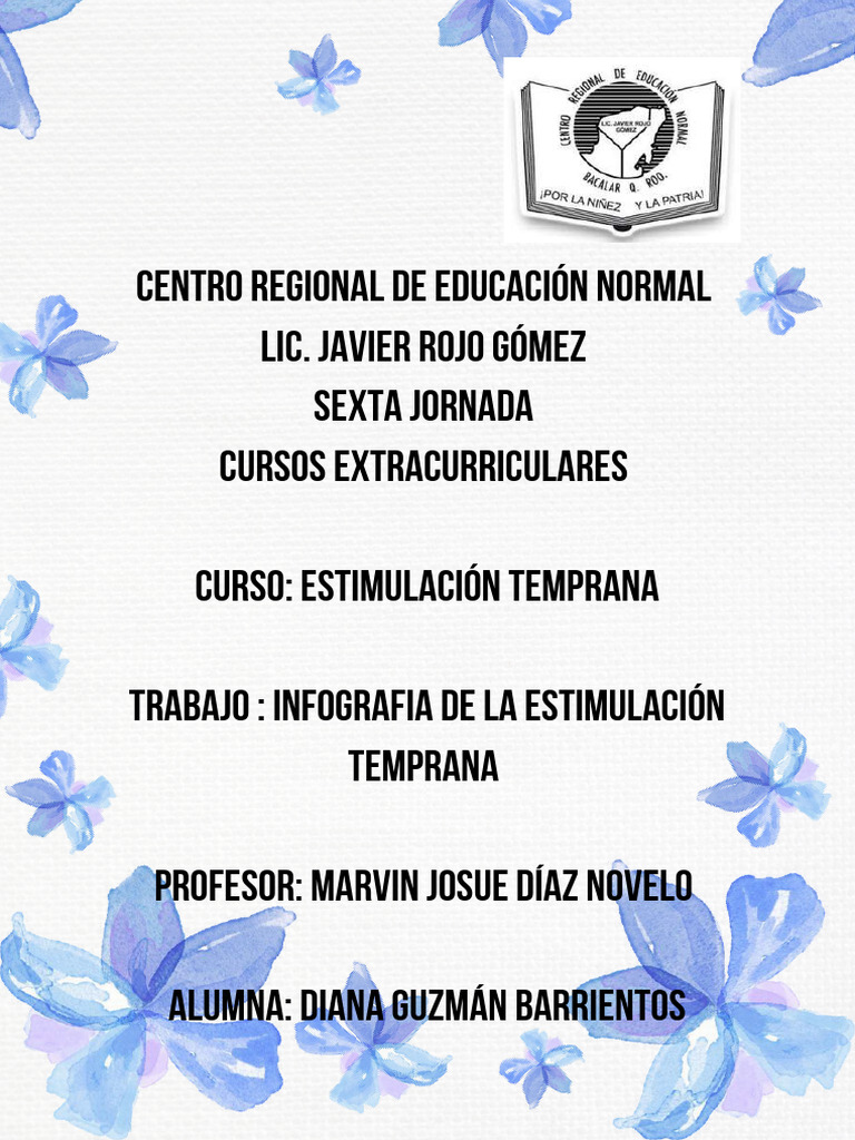 Infografia Estimulación Temprana | PDF