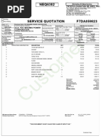 Sample Quotation - Toyota Hilux | PDF