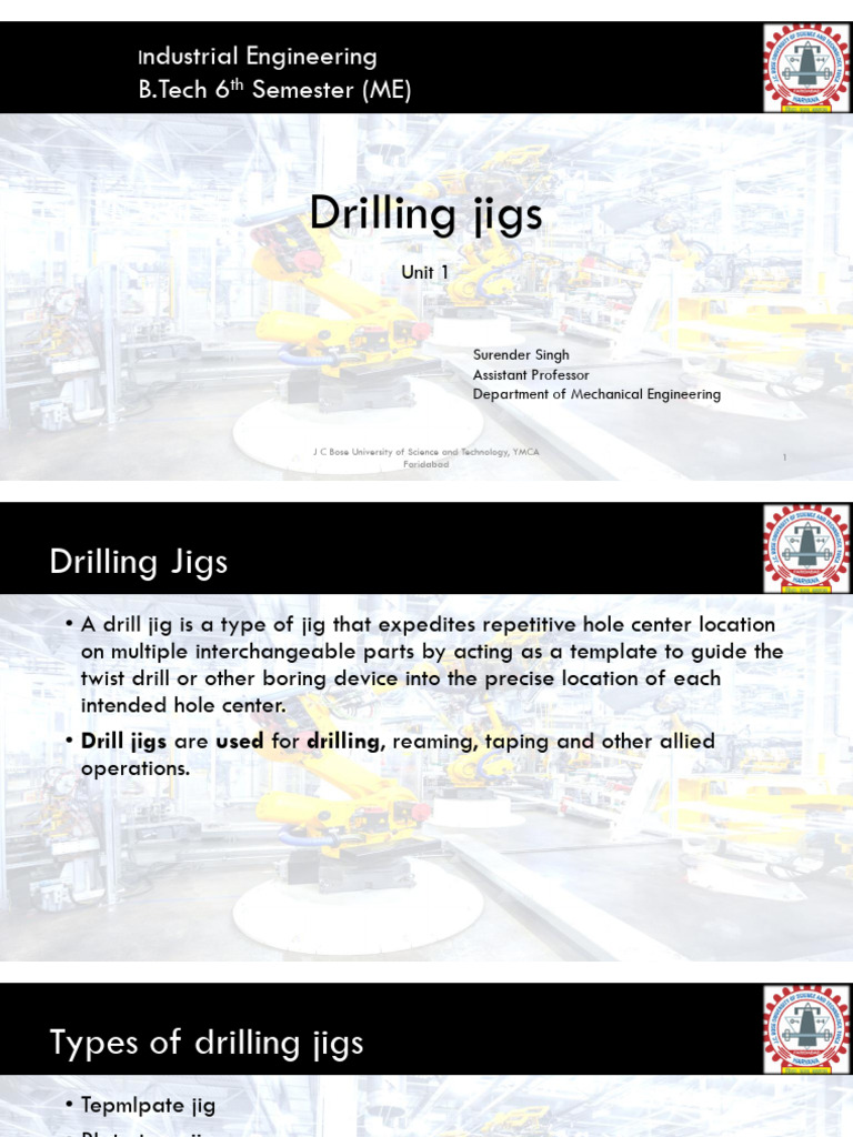Drilling Jigs | PDF