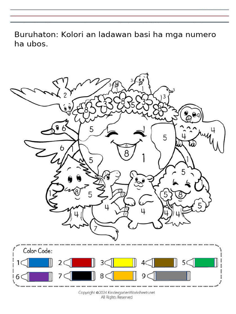 Earth Coloring | PDF