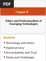 Chapter 6 Ethics and Professionalism of Emerging Technology | PDF | Privacy | Information