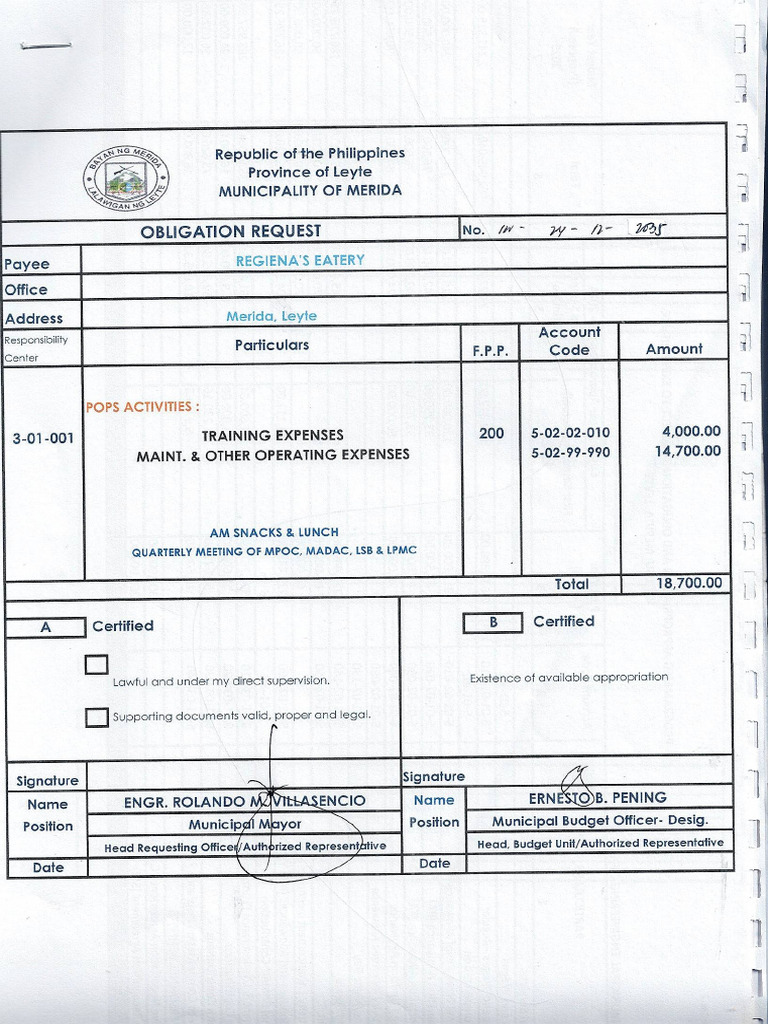 Quarterly Meeting of MPOC MADAC LSB LPMC DEC 27 2024 | PDF
