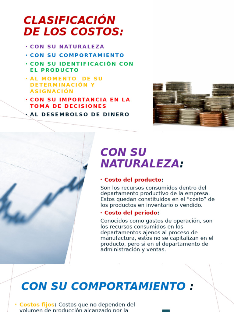 clasificación de costos | PDF | Costo | Ciencias económicas