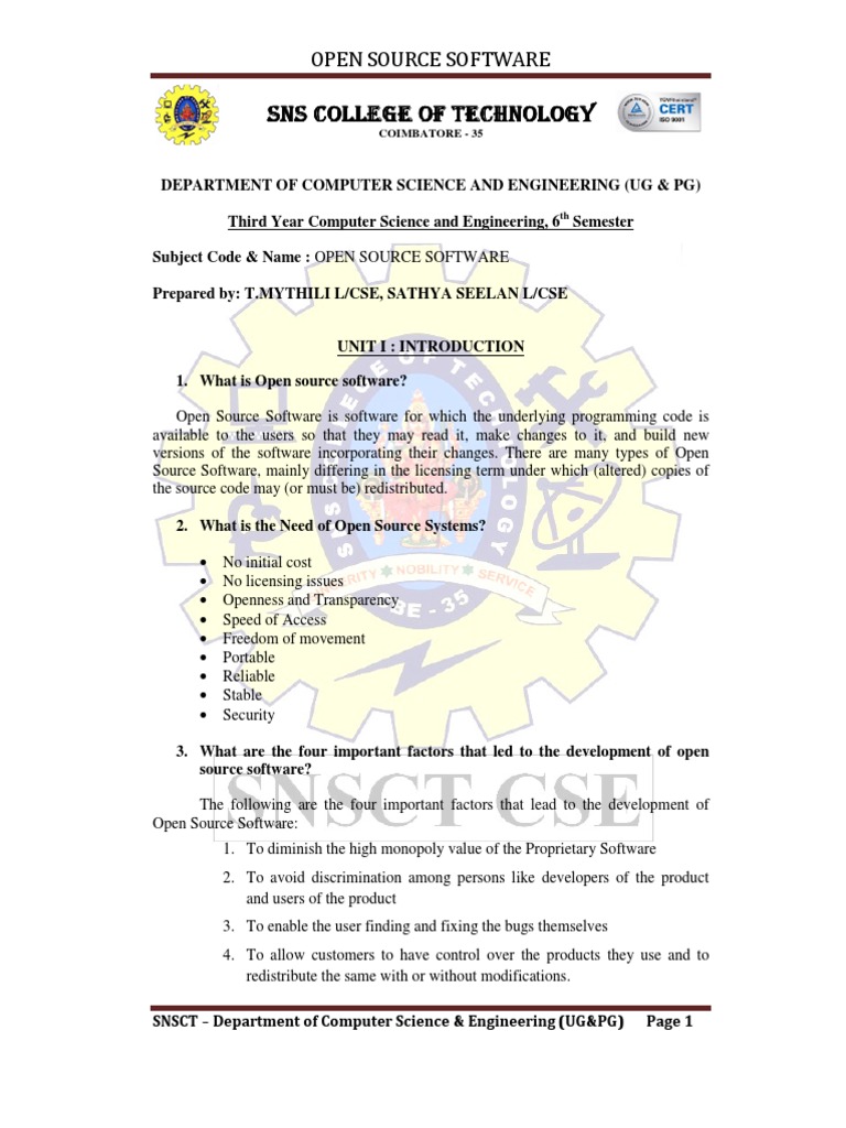 Sns College of Technology Sns College of Technology Sns College of ...