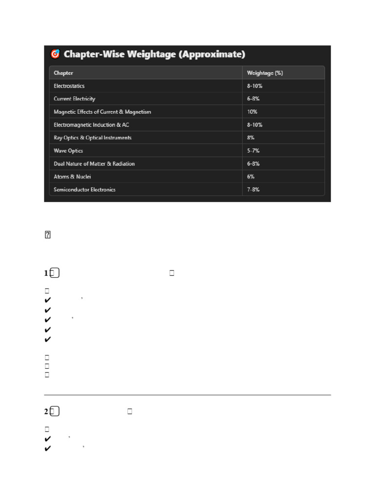 Key Chapters for HSC 12th Physics | PDF | Magnetic Field | Atoms