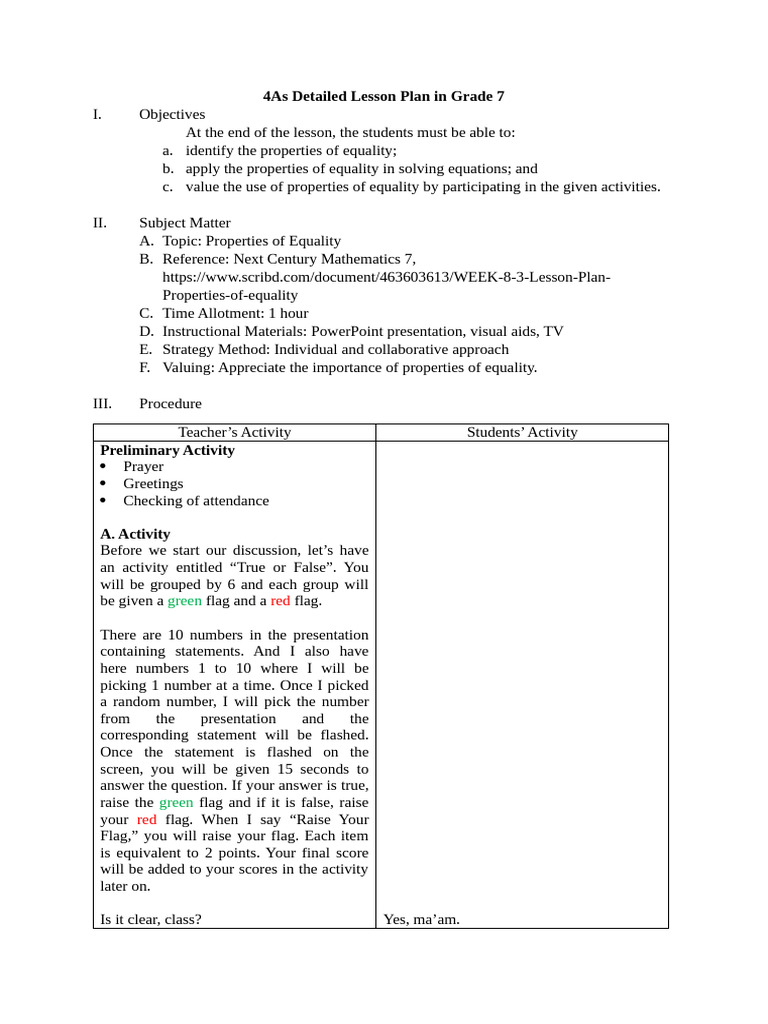 Understanding Properties of Equality | PDF | Equations | Multiplication
