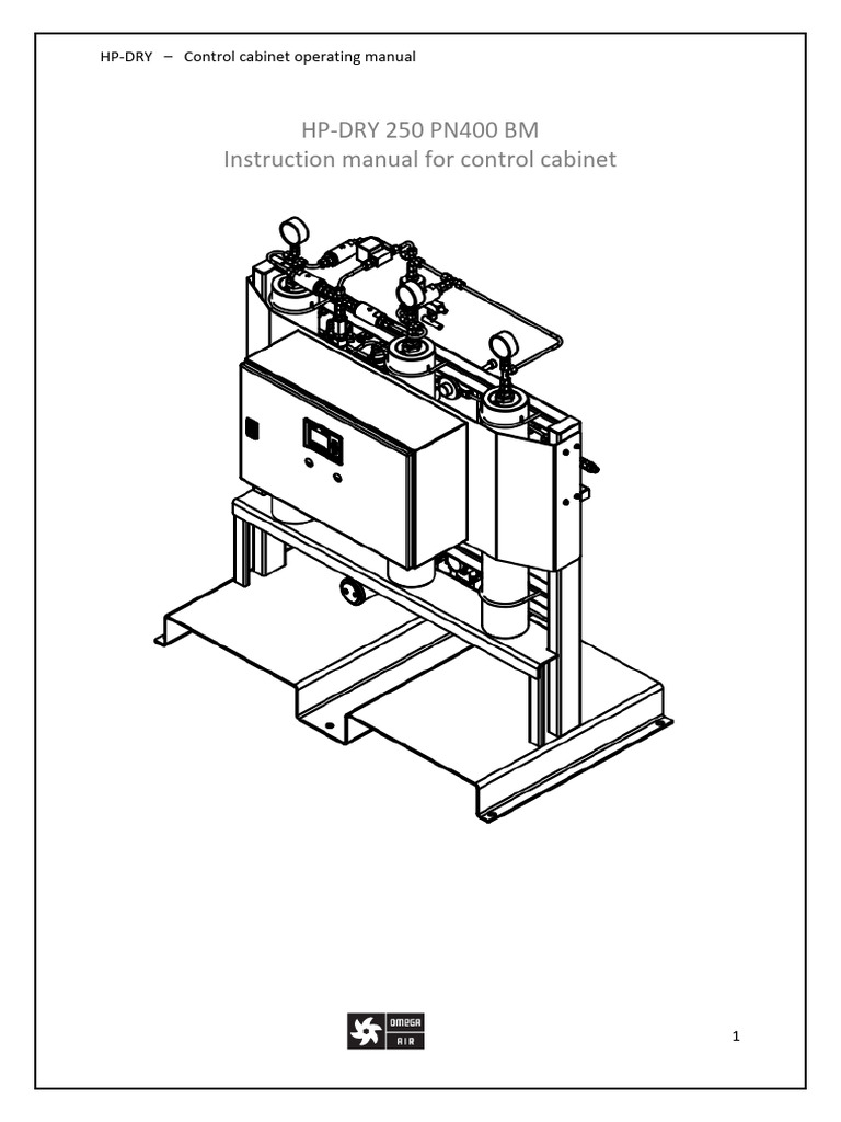 HP-DRY 250 Control Cabinet Manual | PDF | Manufactured Goods