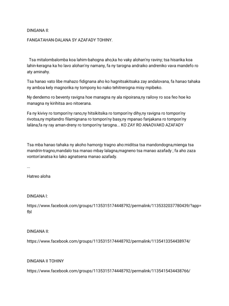 DINGANA Il_(1) | PDF