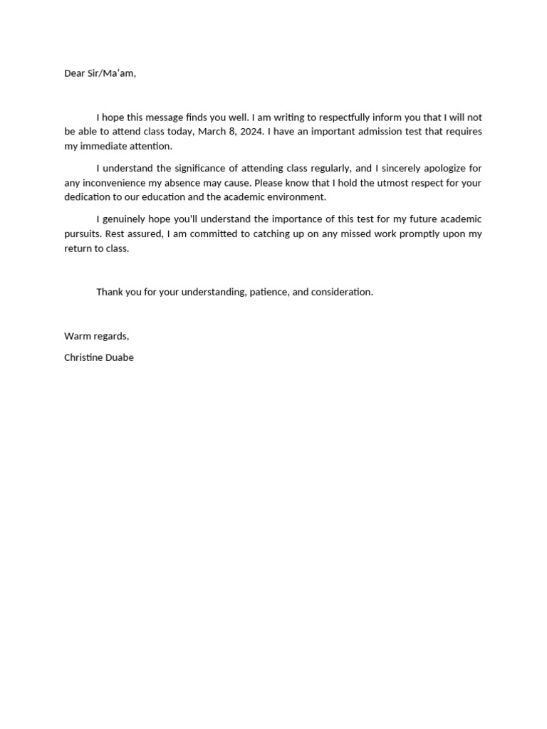 Dear Sir | PDF