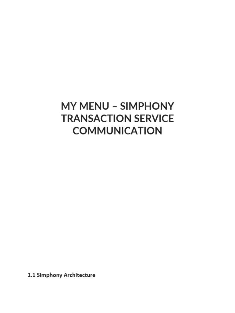 My Menu - Simphony Communication Public Static IP | PDF | Point Of Sale | Proxy Server