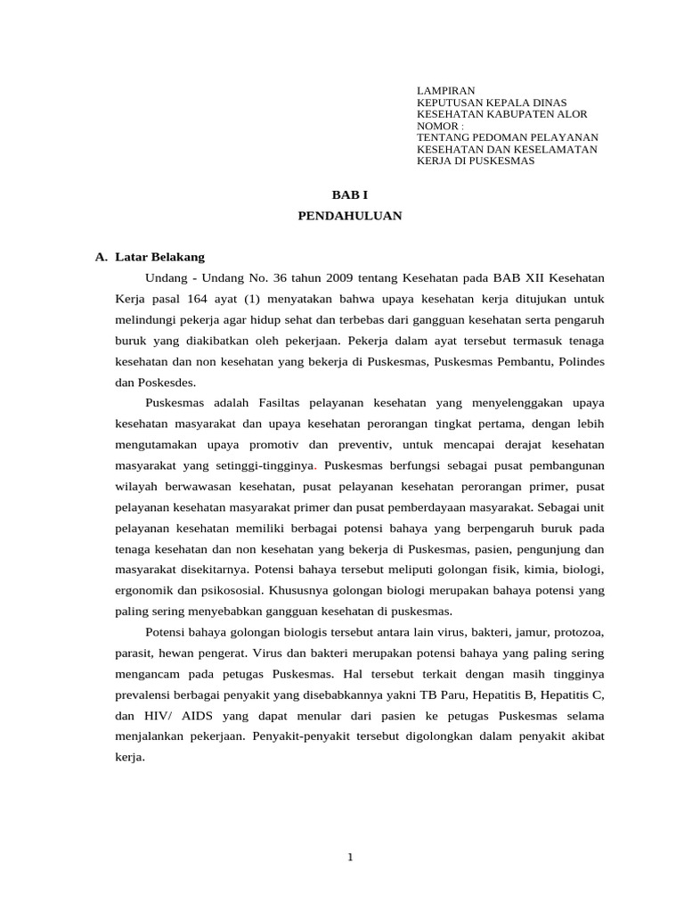 PEDOMAN KESKER (Repaired) BARU | PDF