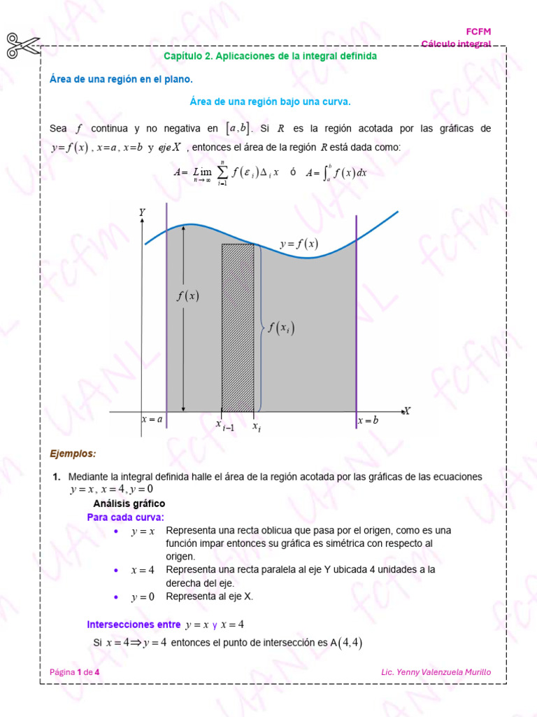 1 Cap 2_ Area Bajo Una Curva EJ 25-1 | PDF | Integral | Curva