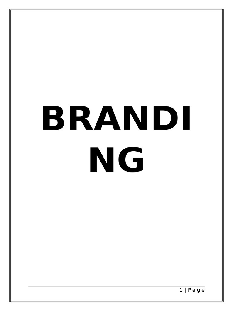 Branding, Labelling and Packaging | PDF | Brand | Marketing