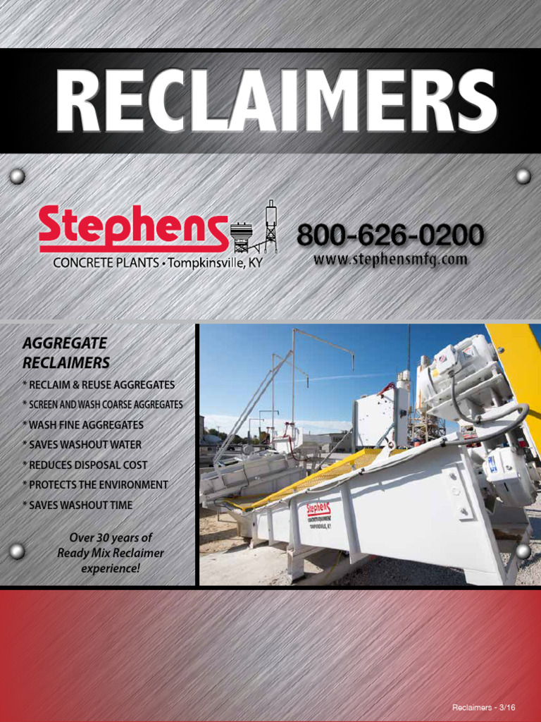 Reclaimer | PDF | Building Engineering | Building Materials