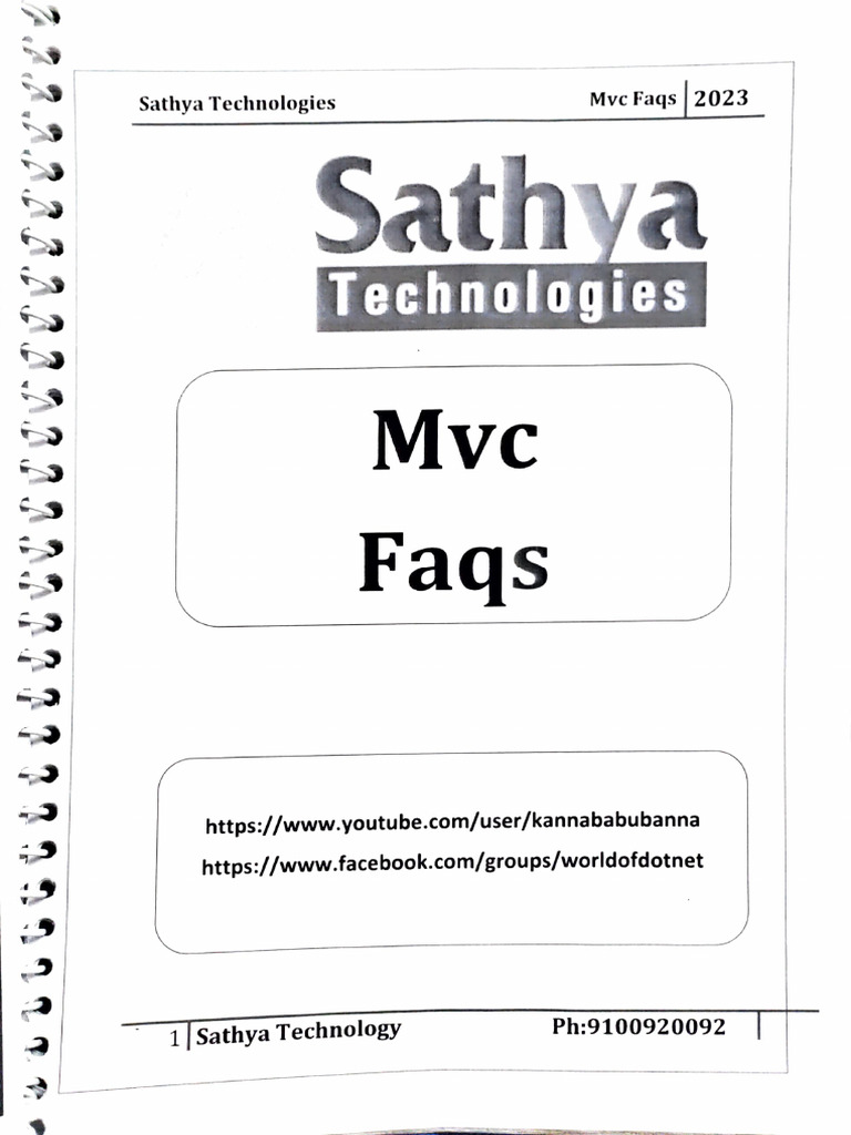 6_MVC Main Interview Q&A | PDF | Ajax (Programming) | Entity Framework