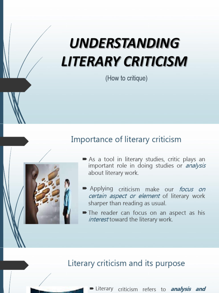 Literary Criticism: A Comprehensive Guide | PDF | Psychoanalysis ...