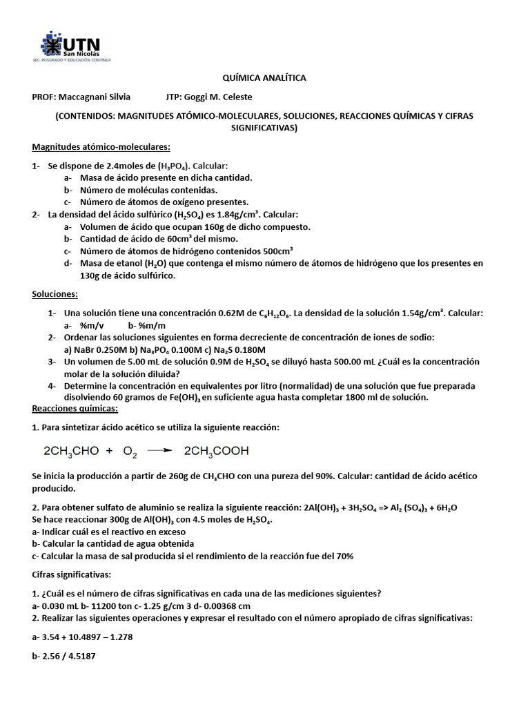 1,2. Ejercitaci-N Parcialito 2 | PDF