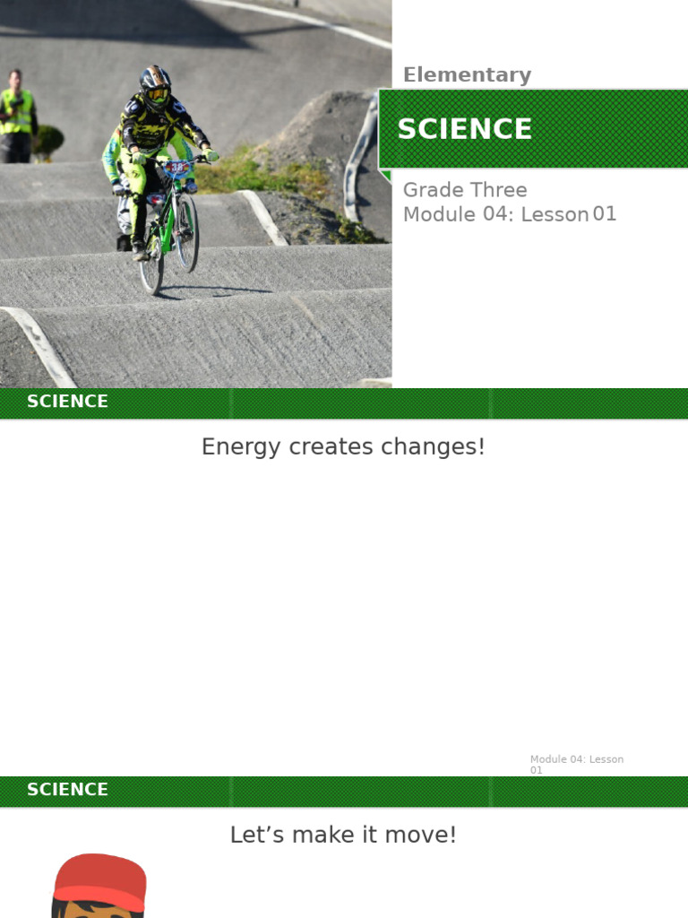 Grade 3 Science: Energy & Forces | PDF