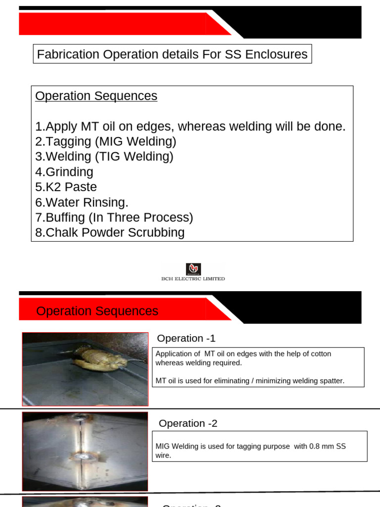 SS Fab Procedure | PDF