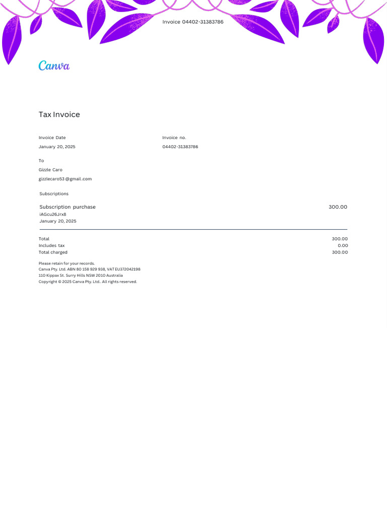 Invoice-04402-31383786 20250120 191607 0000 | PDF