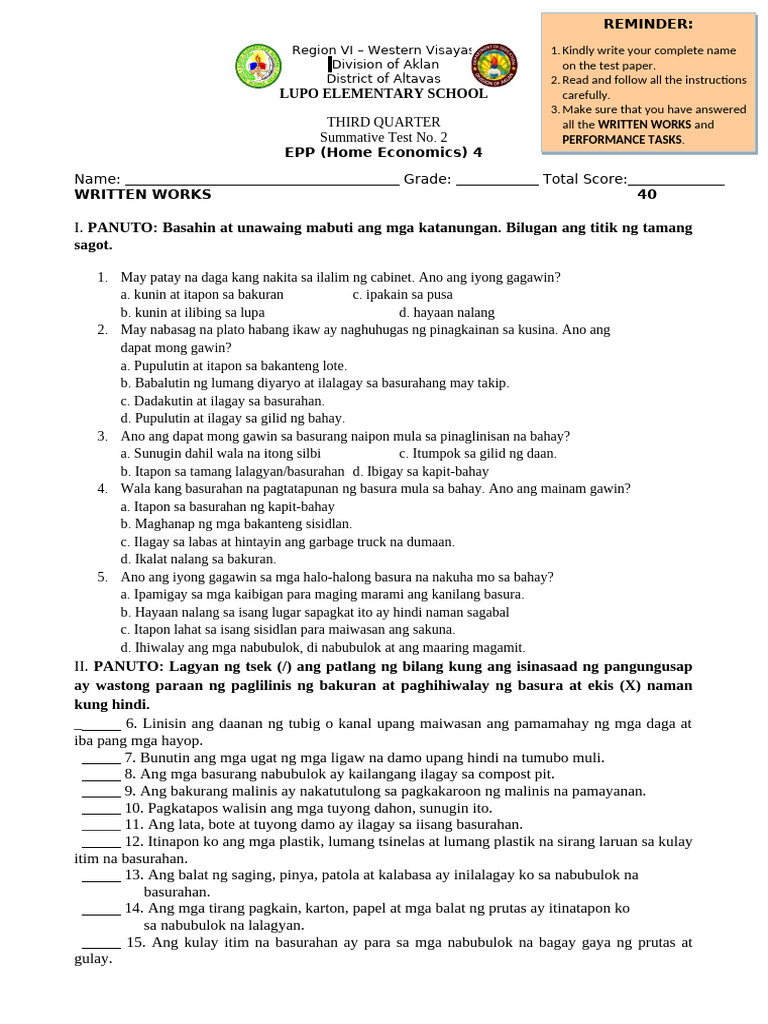 Epp (He) 4 ST #2 | PDF