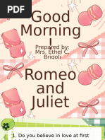 Romeo's Evolving Love: Rosaline to Juliet | PDF | Love