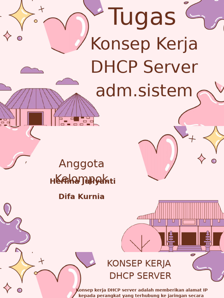 Merah Muda Pastel Dan Ungu Imut Tugas Kelompok Presentasi | PDF